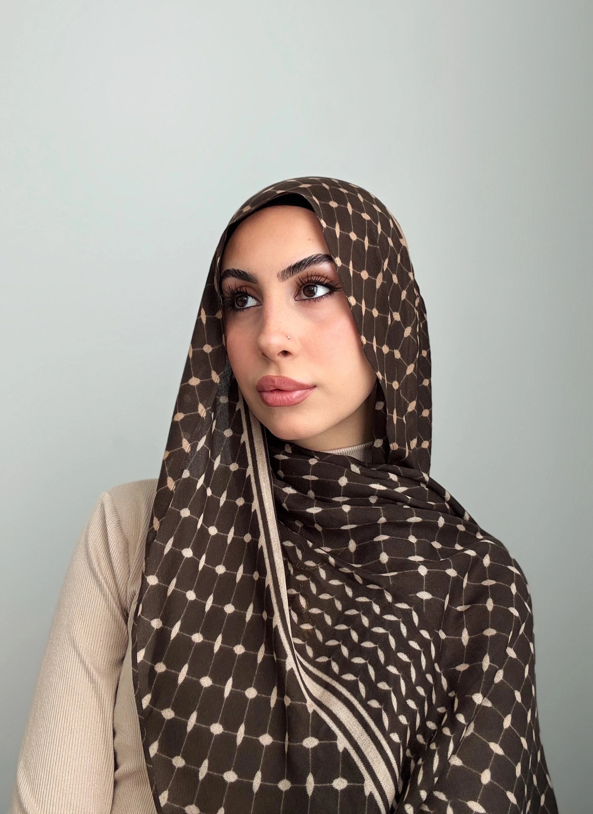 Palestinian Keffiyeh Hijab - Embrace Culture, Style & Heritage – LIBAAZ ...